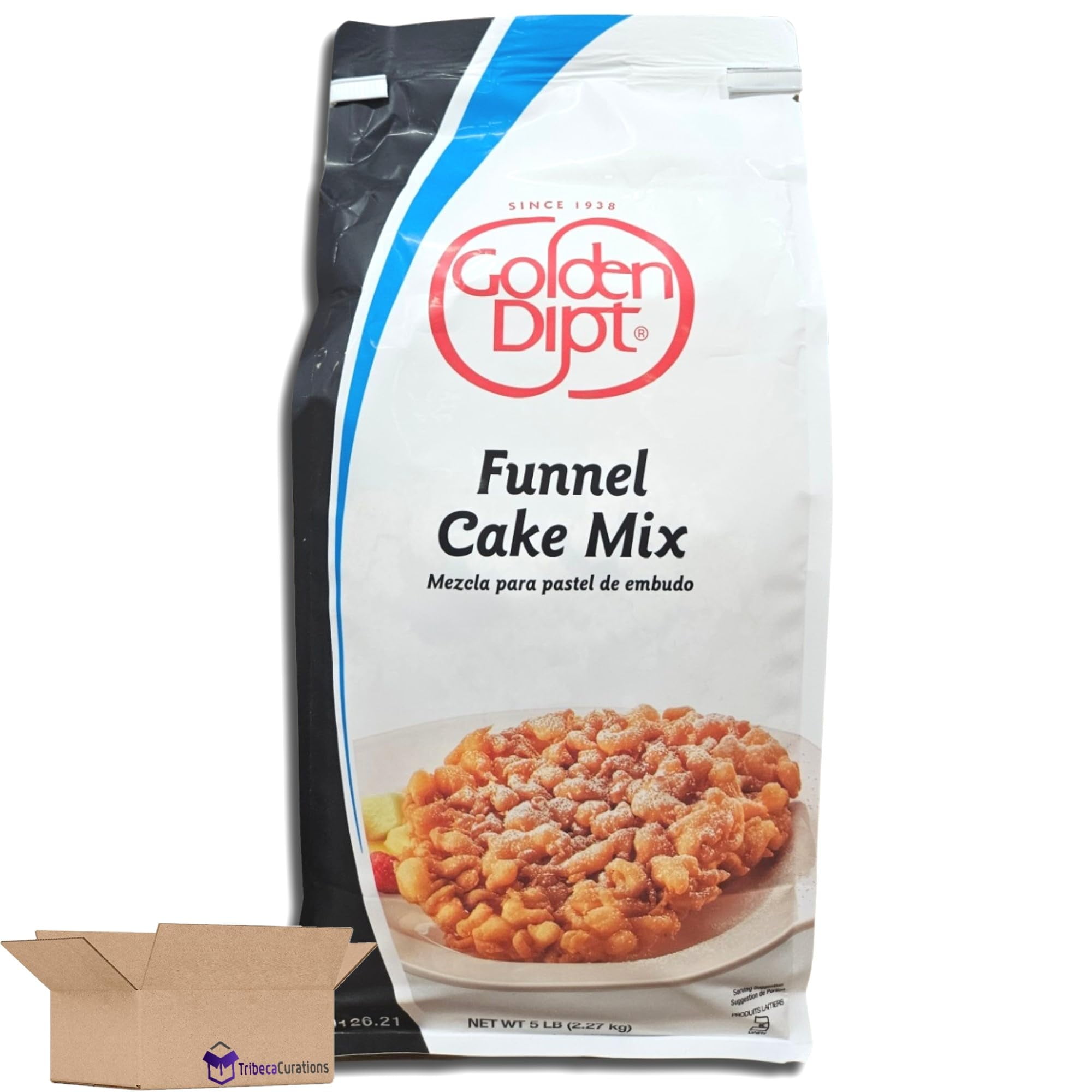 Golden Dip Funnel Cake Mix | 5 Pound Bulk Bag - Walmart.com