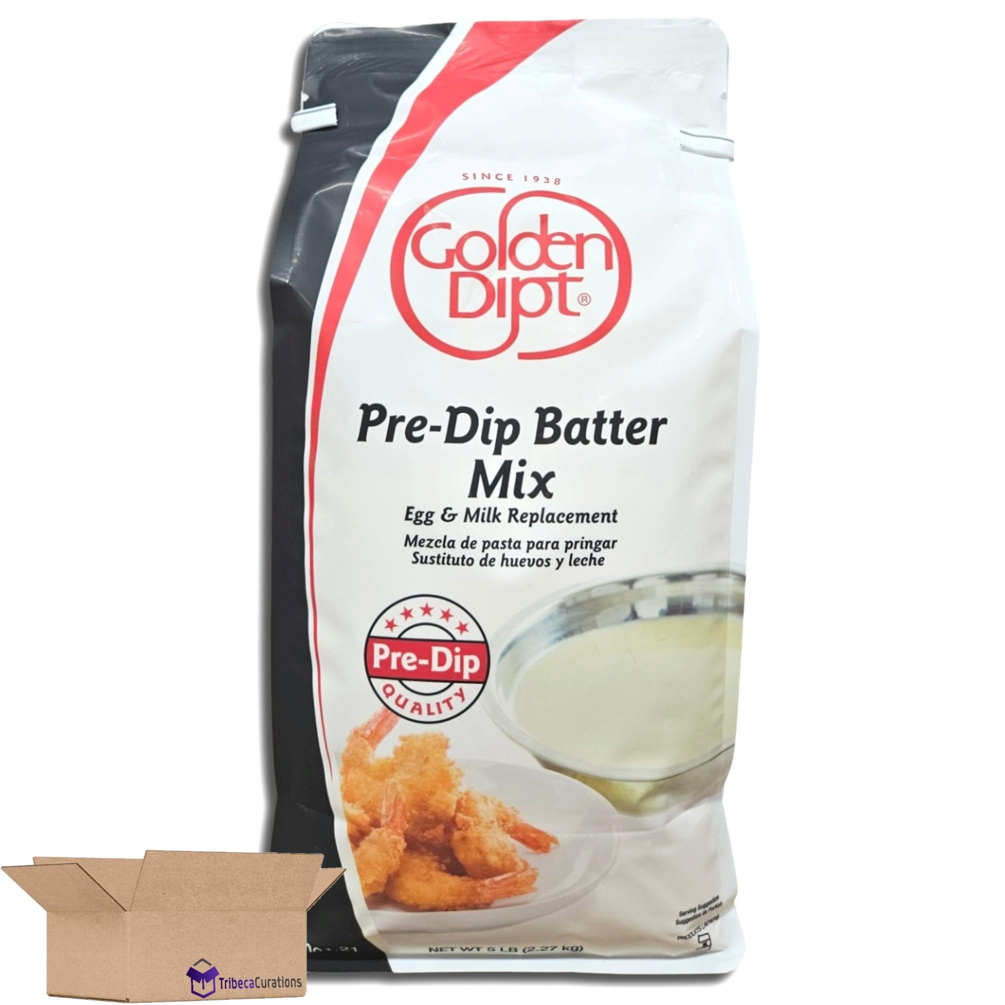 Golden Dip Pre-Dip Batter Mix | 5 Pound Bulk Bag - Walmart.com