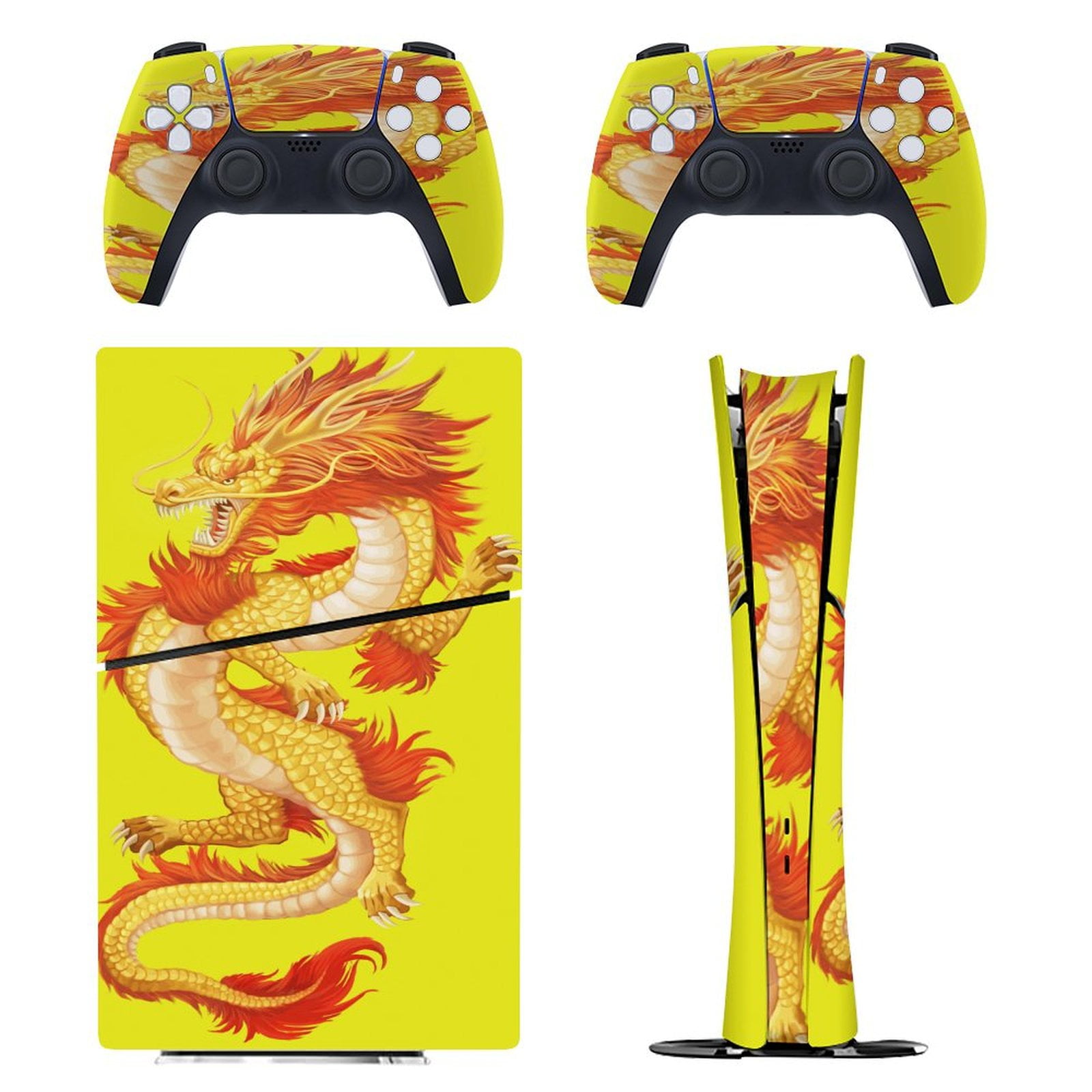 Golden Dragon, China PS5/PS5 Slim Digital Disc Skin Sticker For Console ...