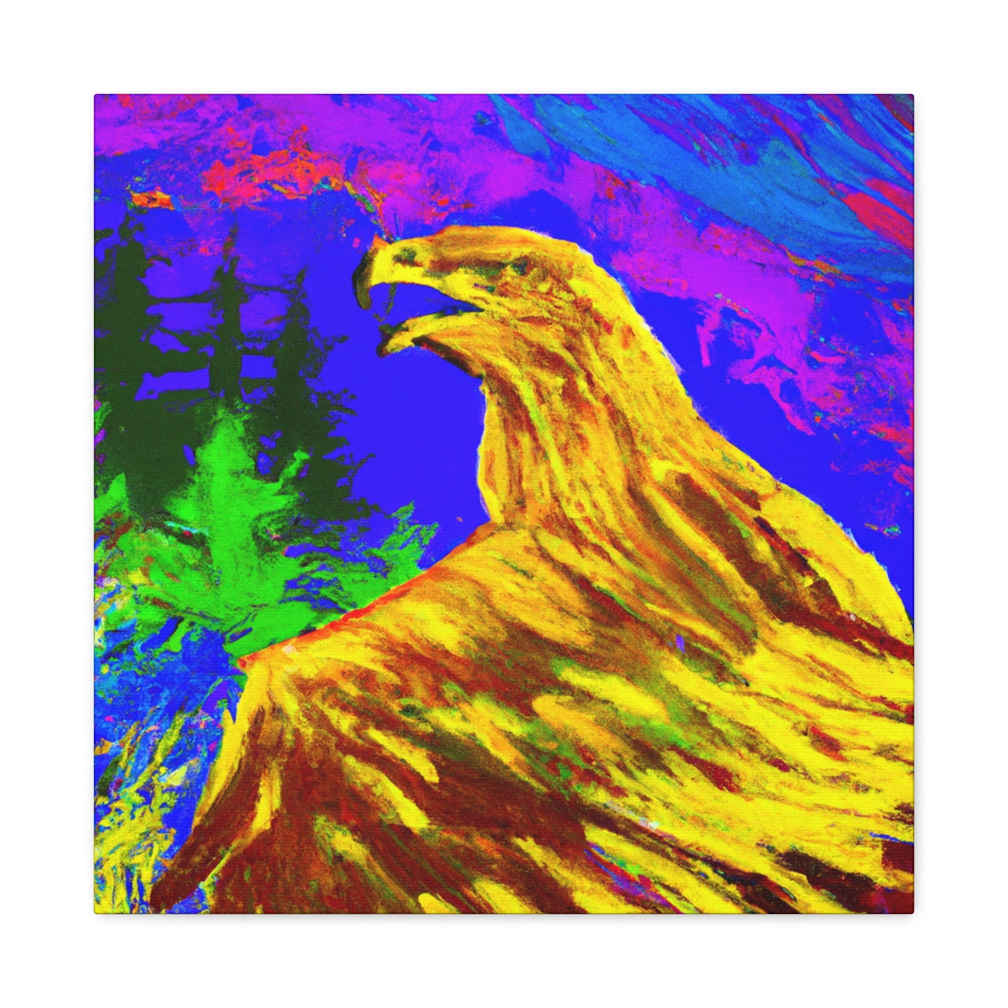 Golden Eagle Pop Art - Canvas - Walmart.com