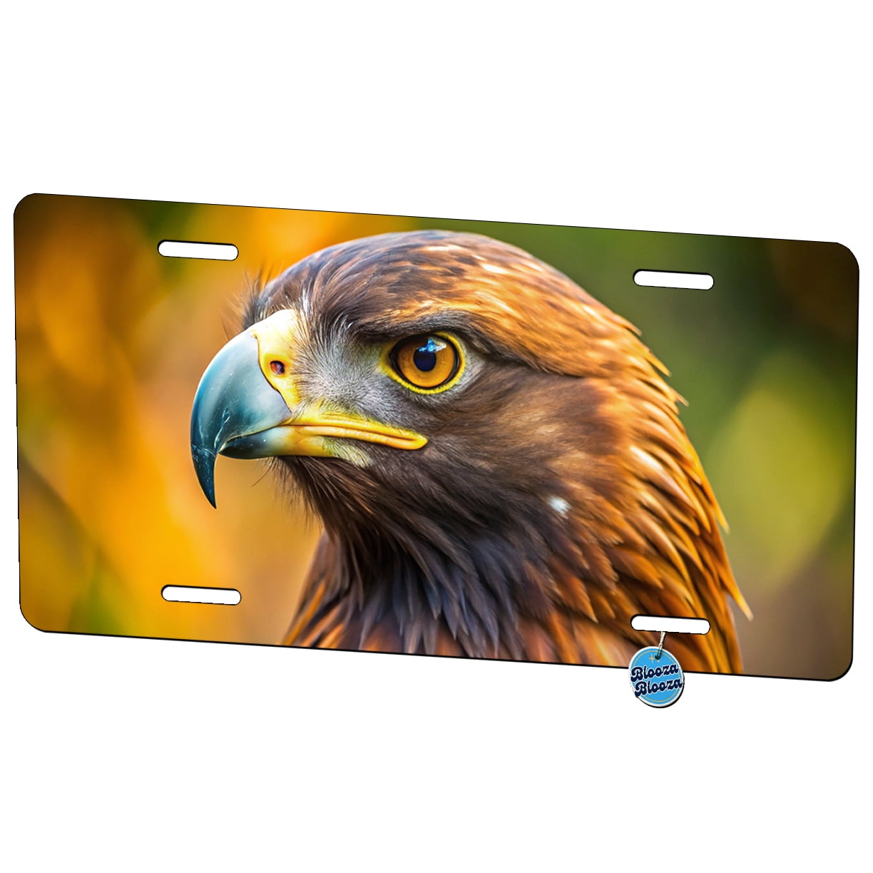 Golden Eagle Raptor Bird Of Prey Metal Novelty License Plate - Walmart.com