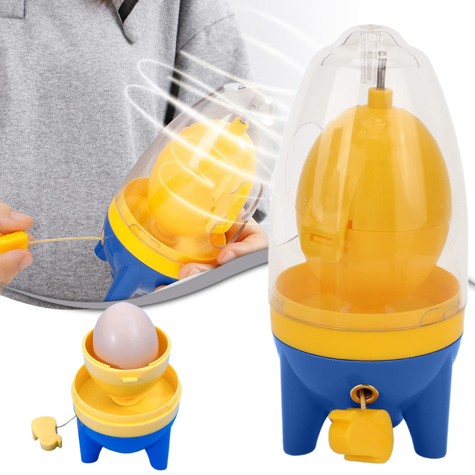Golden Egg Maker, 1 Pc Egg Spinner, Egg Mixer, Portable Silicone Egg ...
