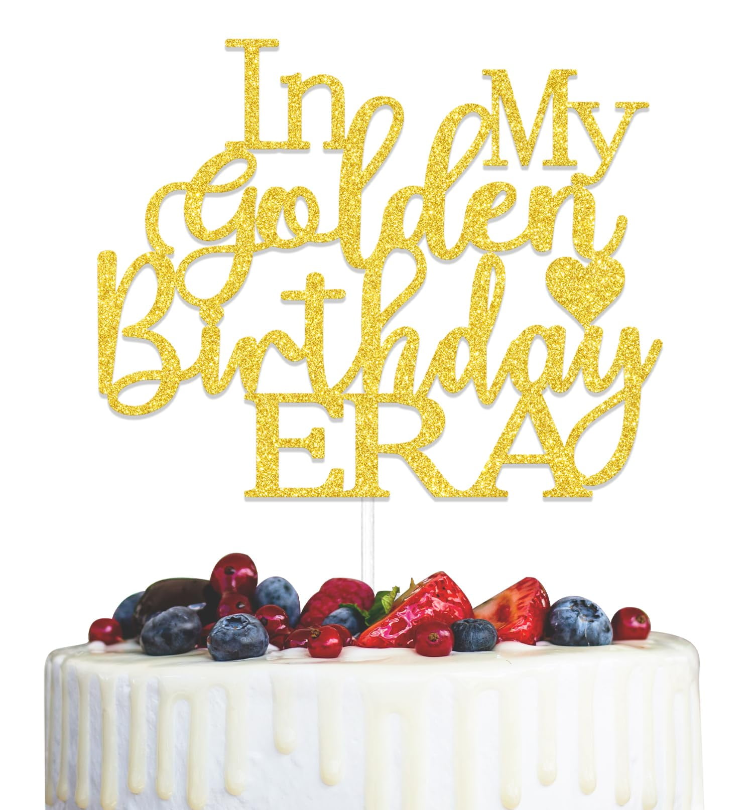In My Golden FEV6 Birthday Era Cake Topper, Golden Birthday Party ...