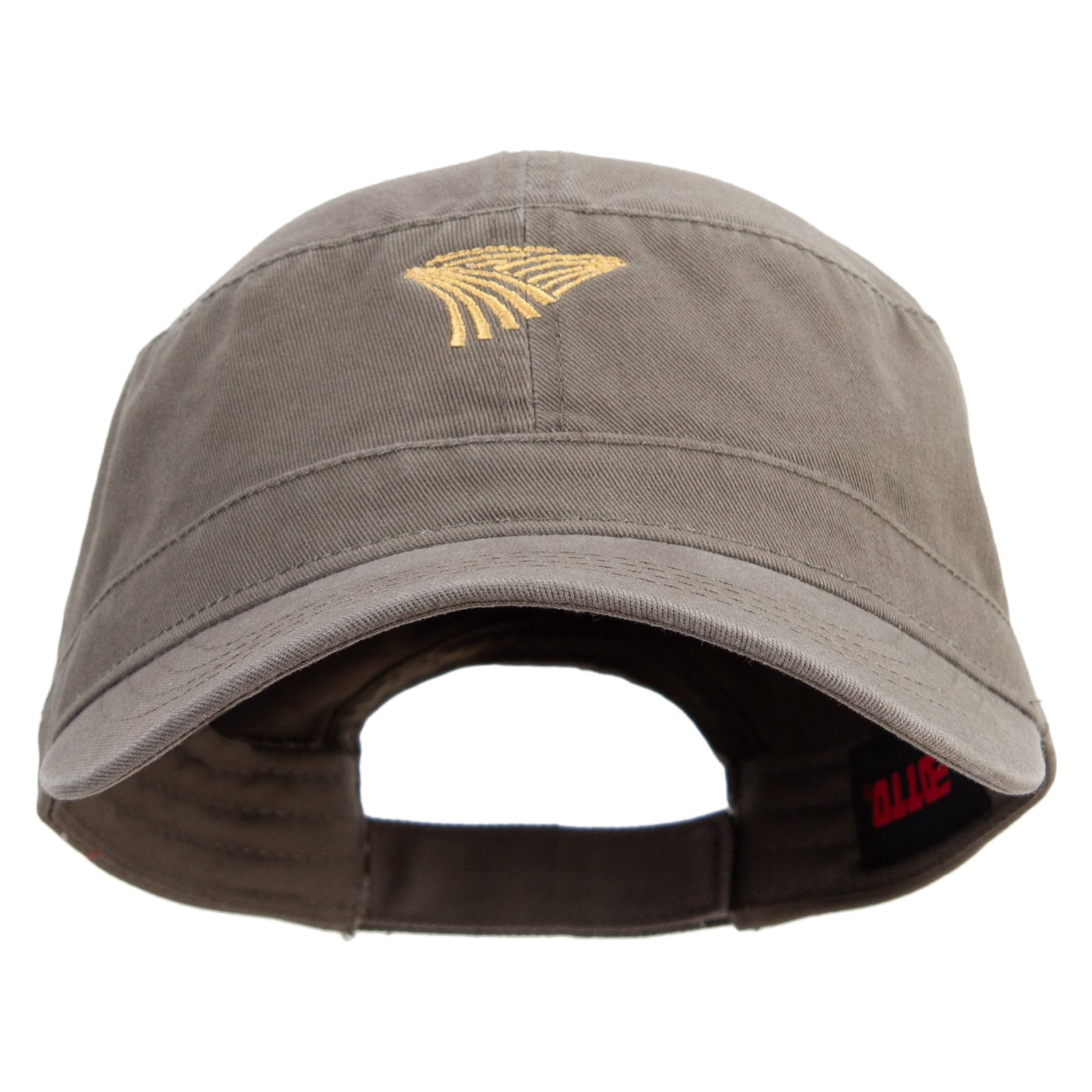 Golden Farm Field Icon Embroidered Garment Washed Adjustable Army Cap ...