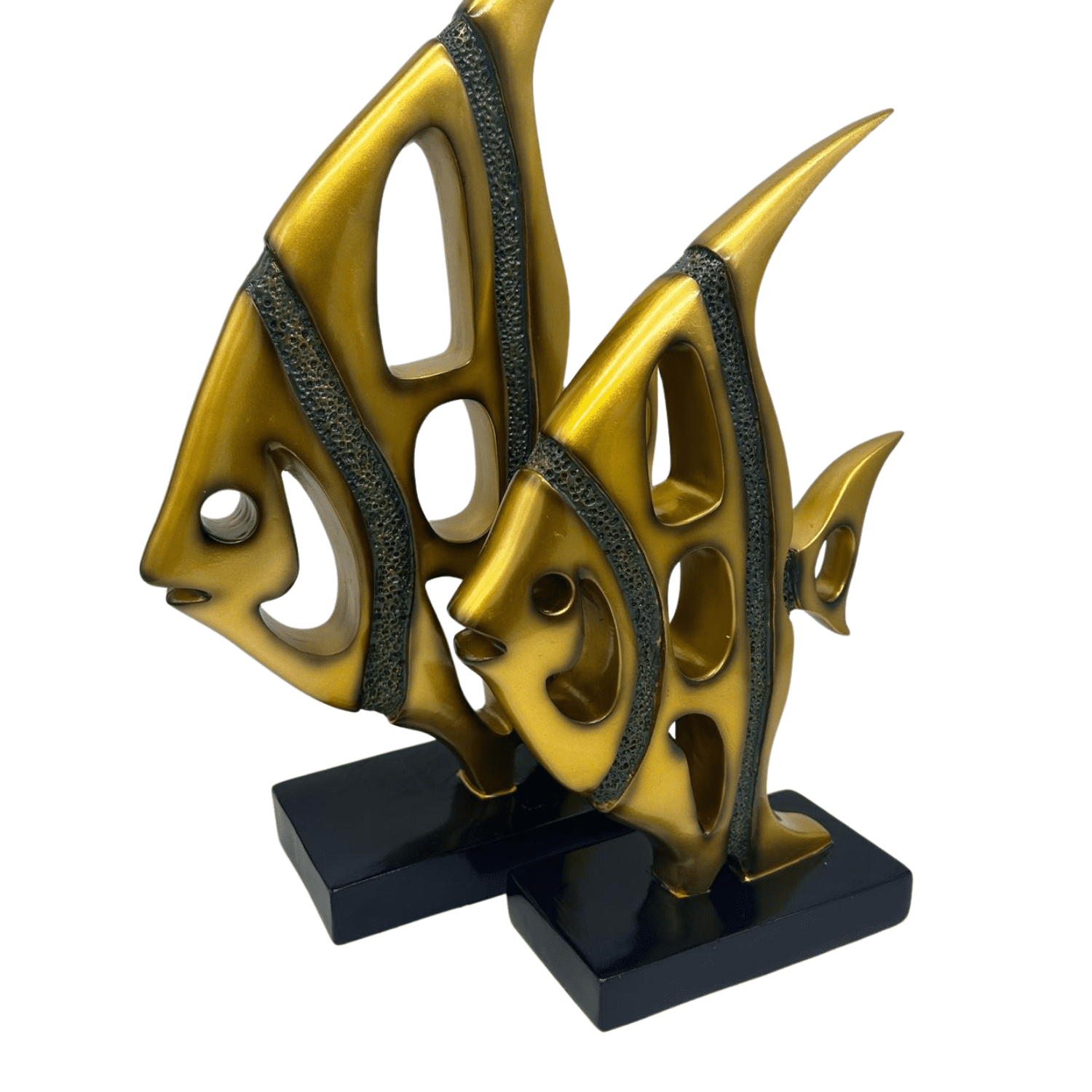 Golden Fish Decorative Figurine Table Top Decor - Walmart.com