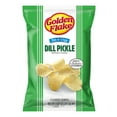 Golden Flake Dill Pickle Thin & Crispy Potato Chips, Gluten-Free, 4.625 ...