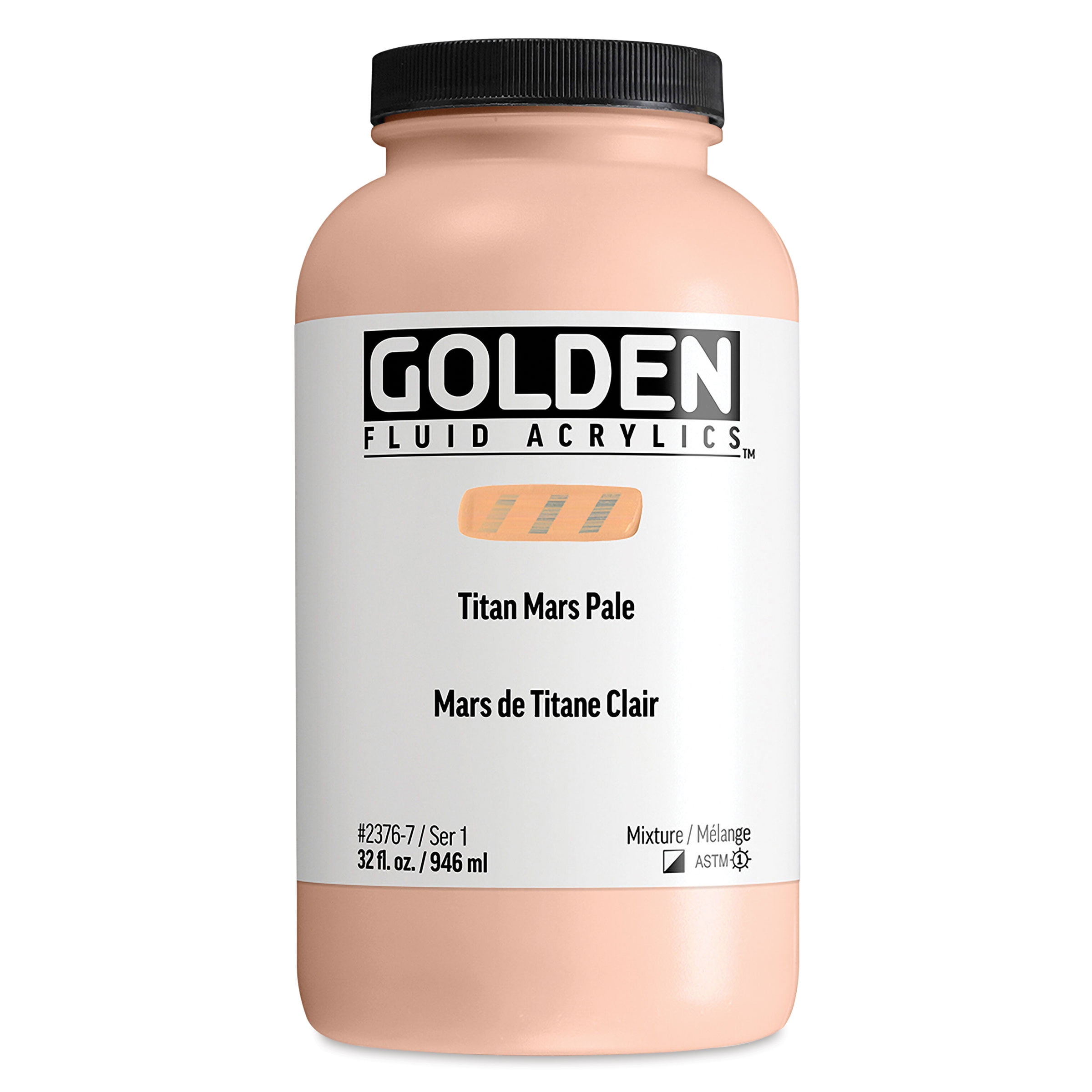 Golden Fluid Acrylic - Titan Mars Pale, 32 oz bottle - Walmart.com