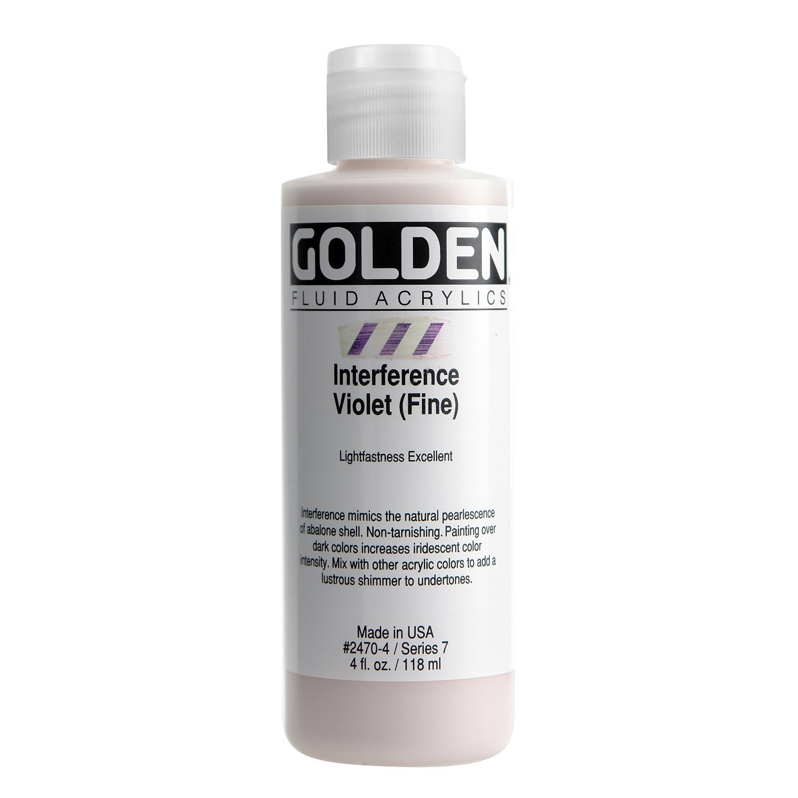 Golden Fluid Interference Acrylic, 4 oz., Interference Violet - Walmart.com