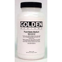 Golden Artist Fluid Matte Medium, 32 oz, Acrylic Paint Extender ...