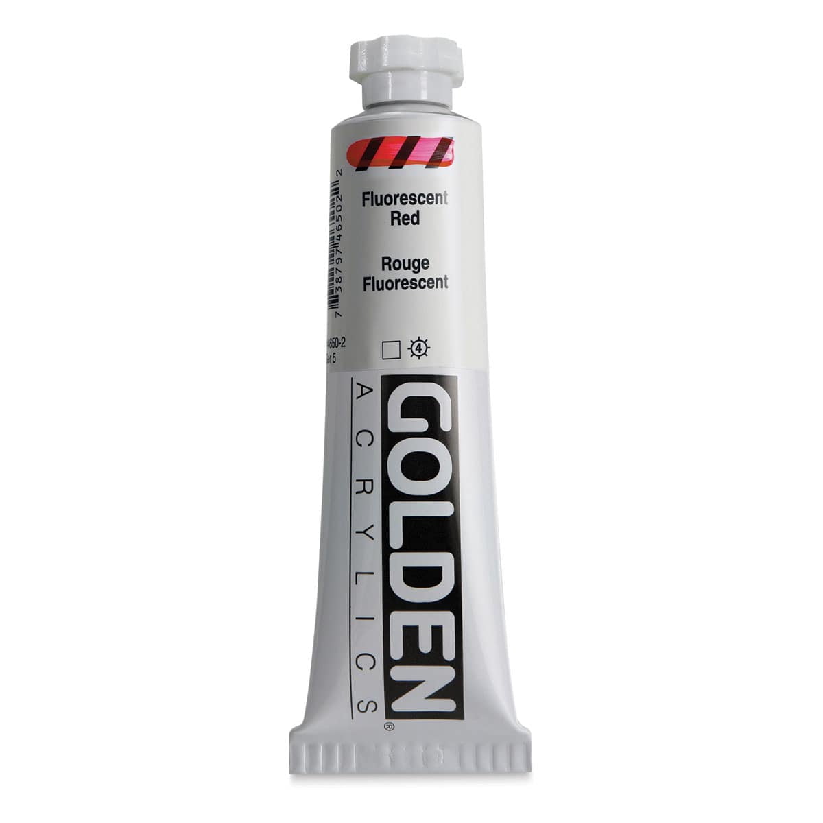 Golden Fluorescent Acrylic Color, 2 oz. Tube, Fluorescent Red - Walmart.com
