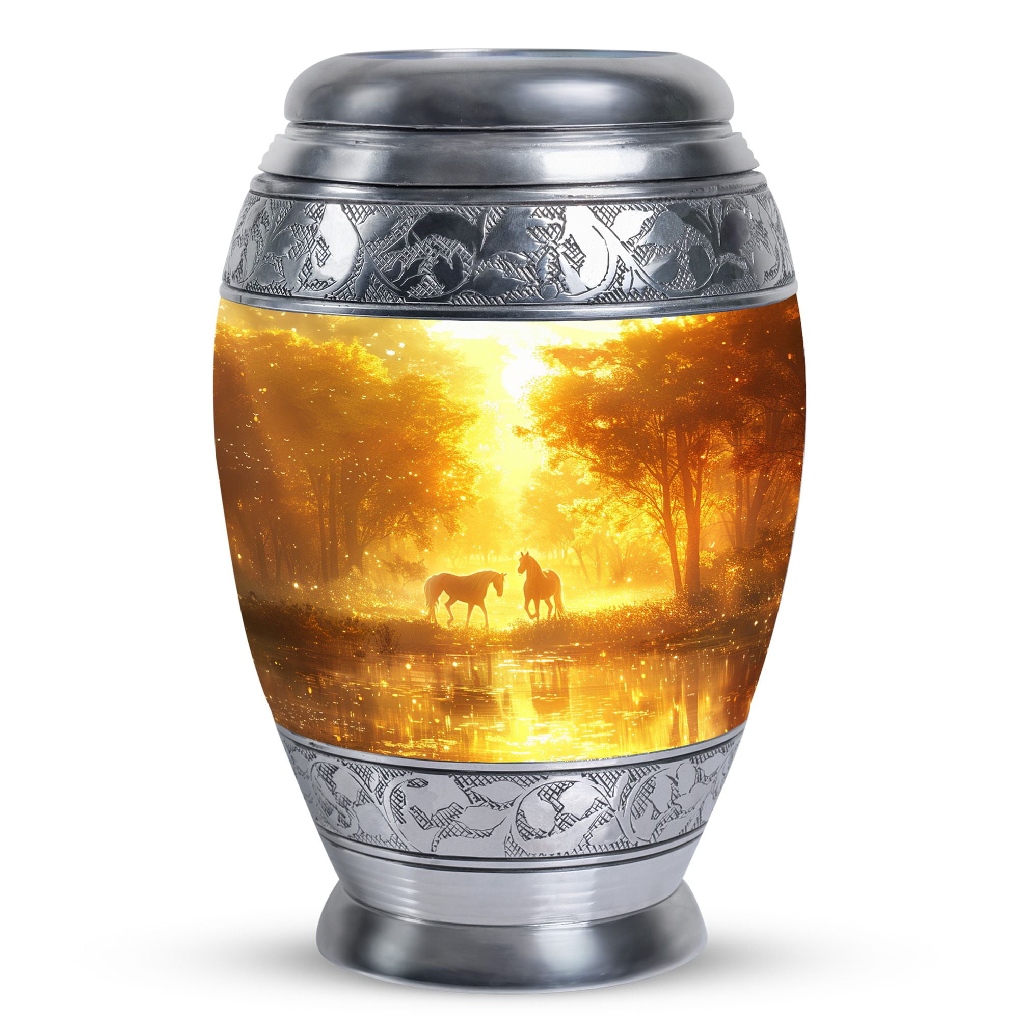 Golden Forest Serenity Urns For Adult Female - Urn For Human Ashes Adult Female - Cremation Urns ...
