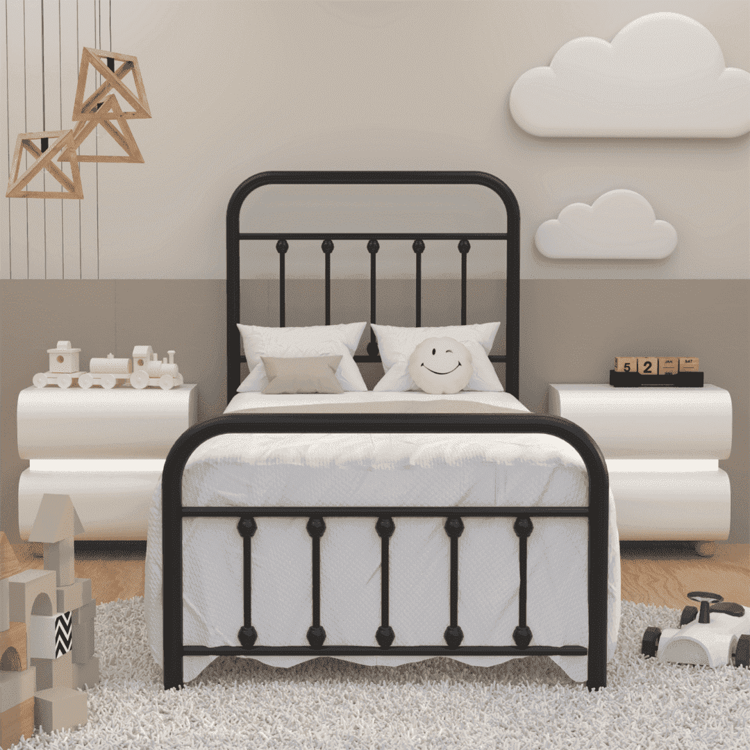 Golden Gate Beds Vintage Wrought Iron Bed Frame with Classic Metal ...