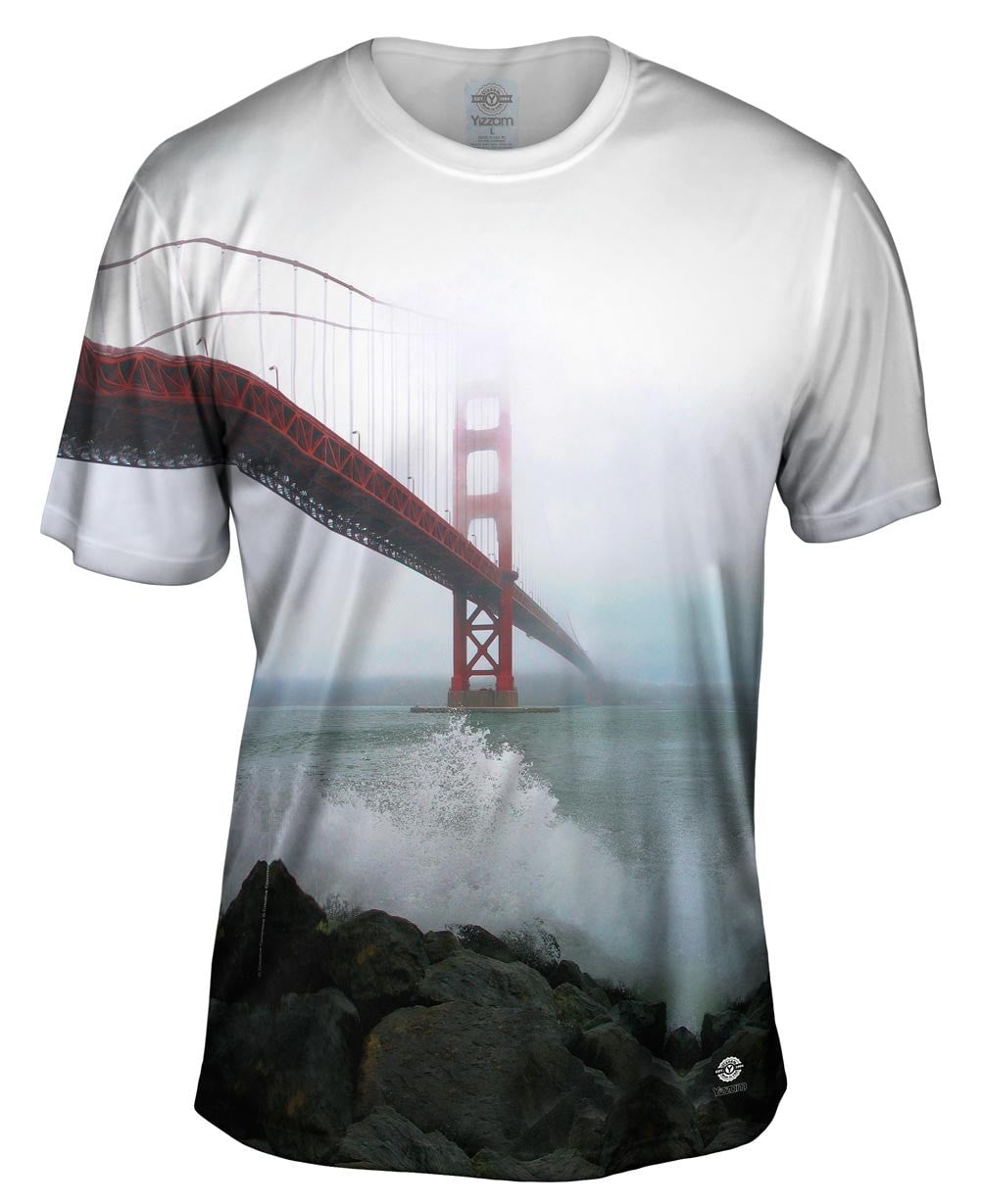 Golden Gate Bridge Fog Mens T-Shirt All Over Print - Walmart.com