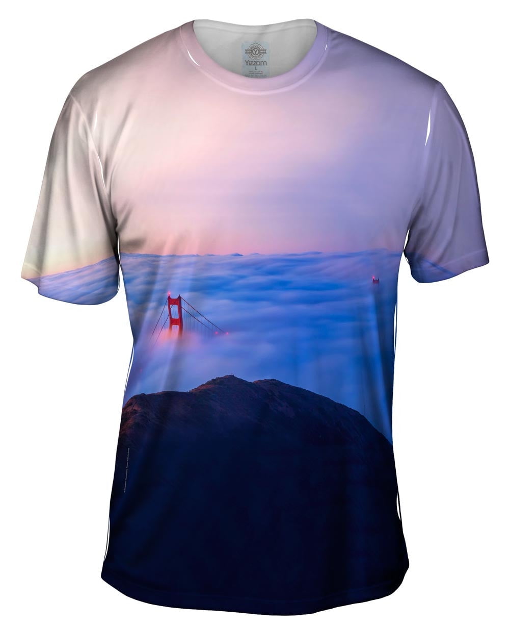 Golden Gate Bridge From Marin Headlands At Sunrise Mens T-Shirt All ...