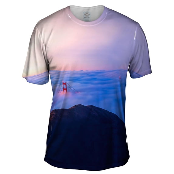 Golden Gate Bridge From Marin Headlands At Sunrise Mens T-Shirt All ...