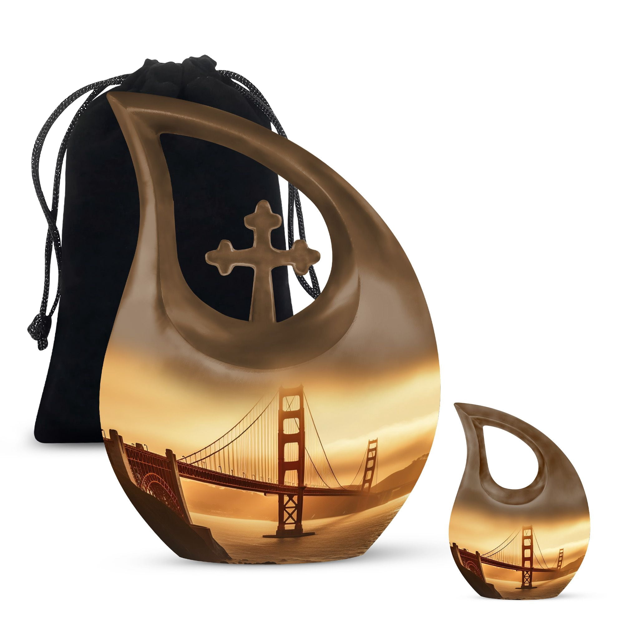 Golden Gate Bridge Urn - Unique Urns For Human Ashes - Urns For Adult ...