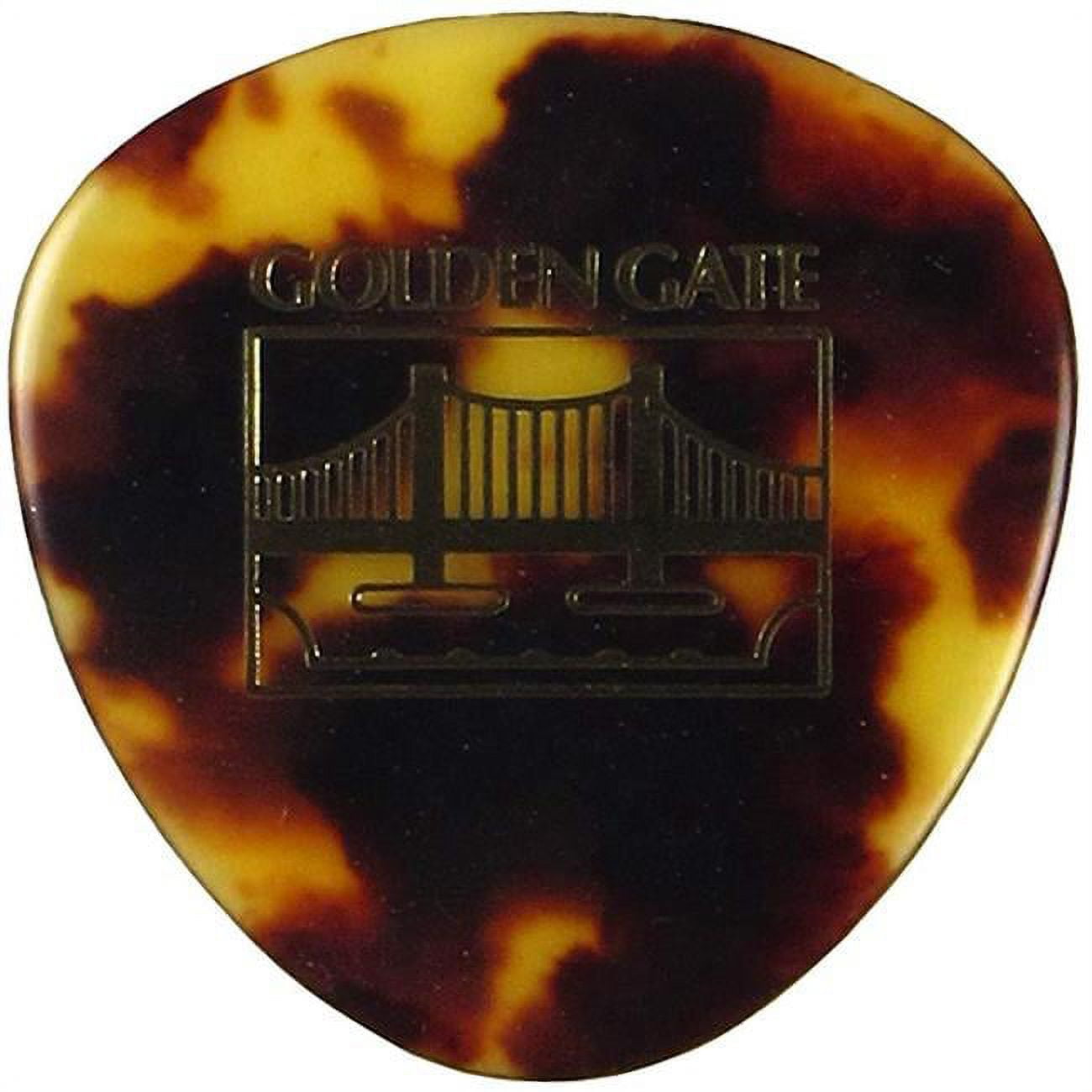 Golden Gate MP-12 Deluxe Tortoise Style Mandolin Pick - Rounded ...