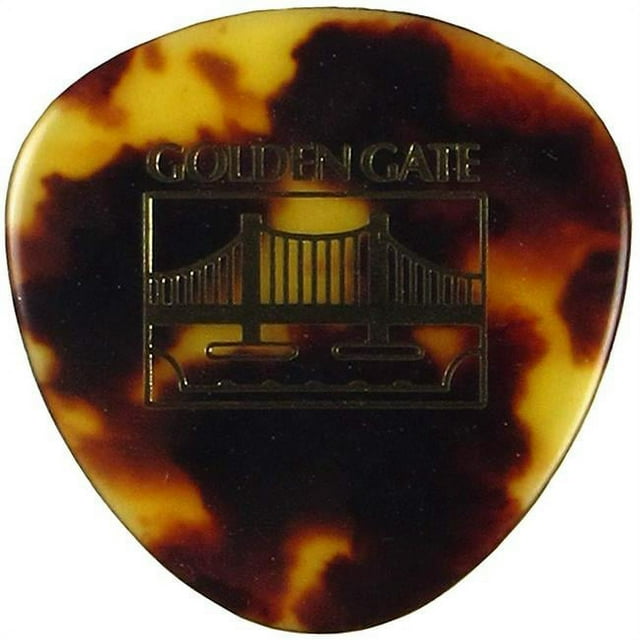 Golden Gate MP-12 Deluxe Tortoise Style Mandolin Pick - Rounded ...