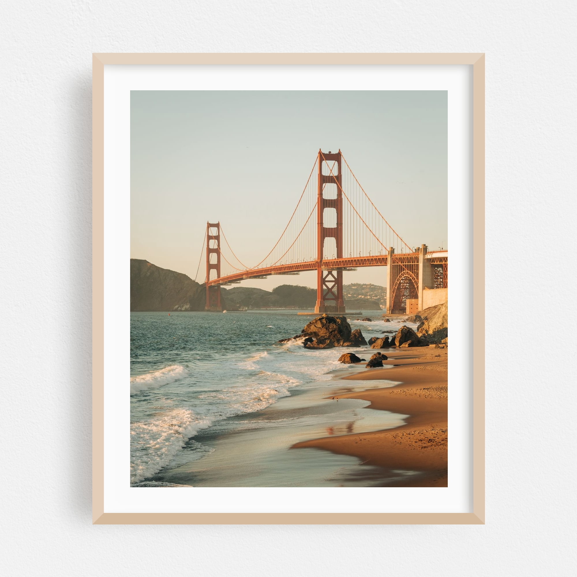 Golden Gate from Marshall's Beach 01 - San Francisco California ...