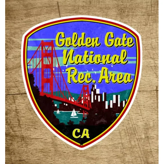 Golden Gate National Recreation Area Decal Sticker California Rec ...