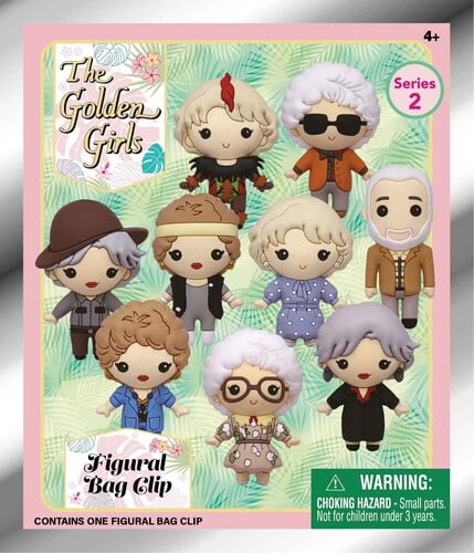 Golden Girls 3D Foam Bag Clip - Series 2, Monogram, Gifts - Walmart.com