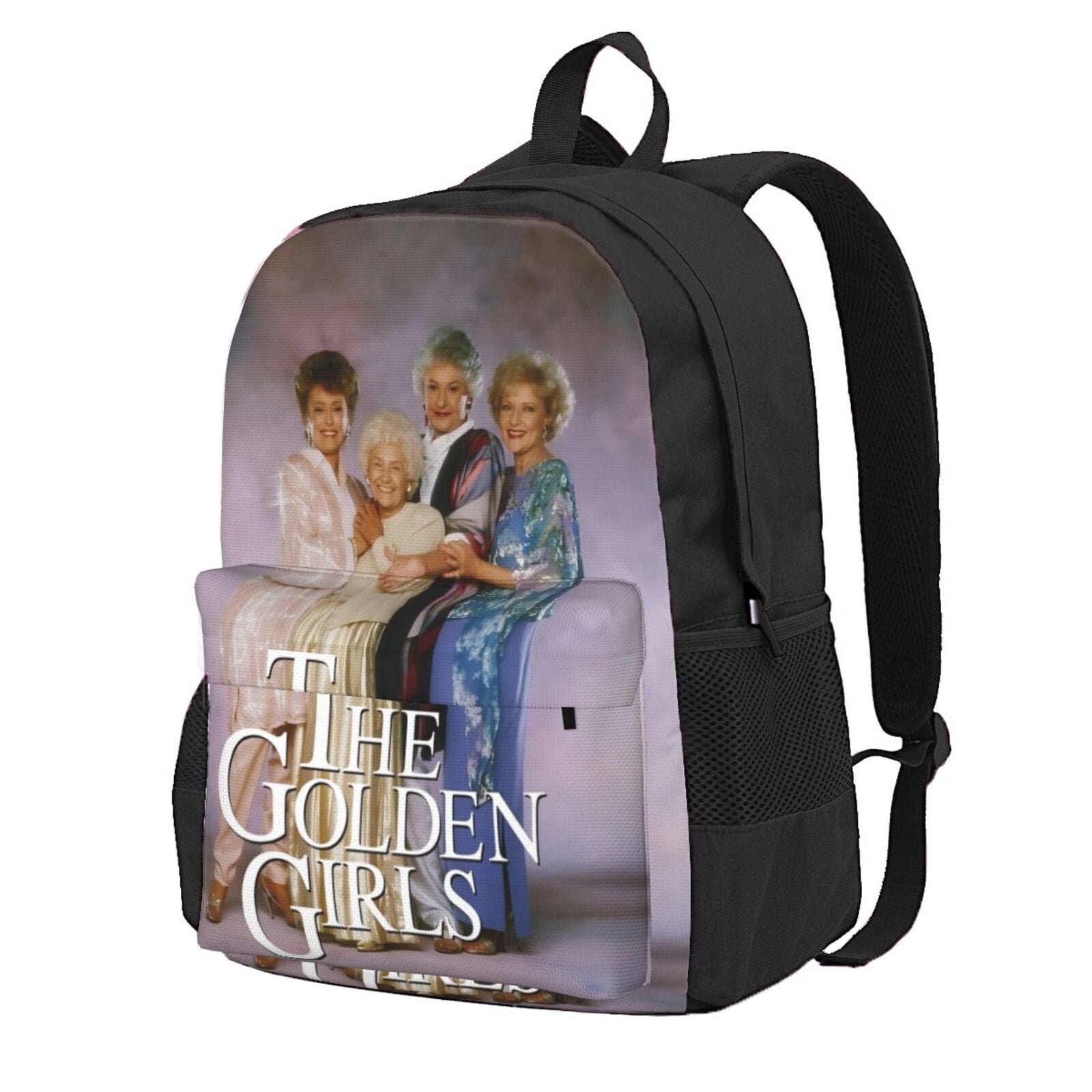 Golden Backpack HD Printed Book Bag Cartoon Perfect Book Bag Gift ...