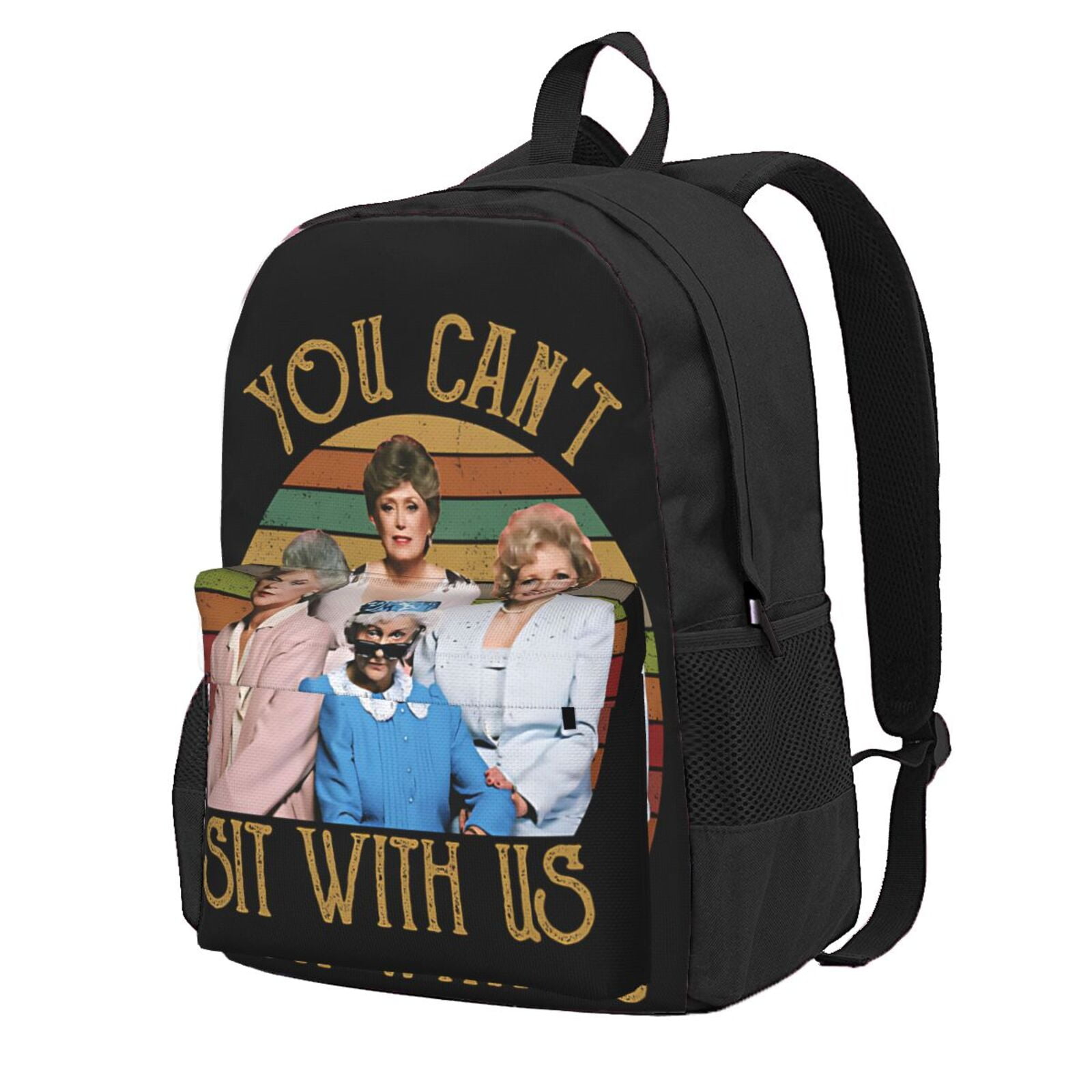 Golden Backpack HD Printed Book Bag Cartoon Perfect Book Bag Gift ...