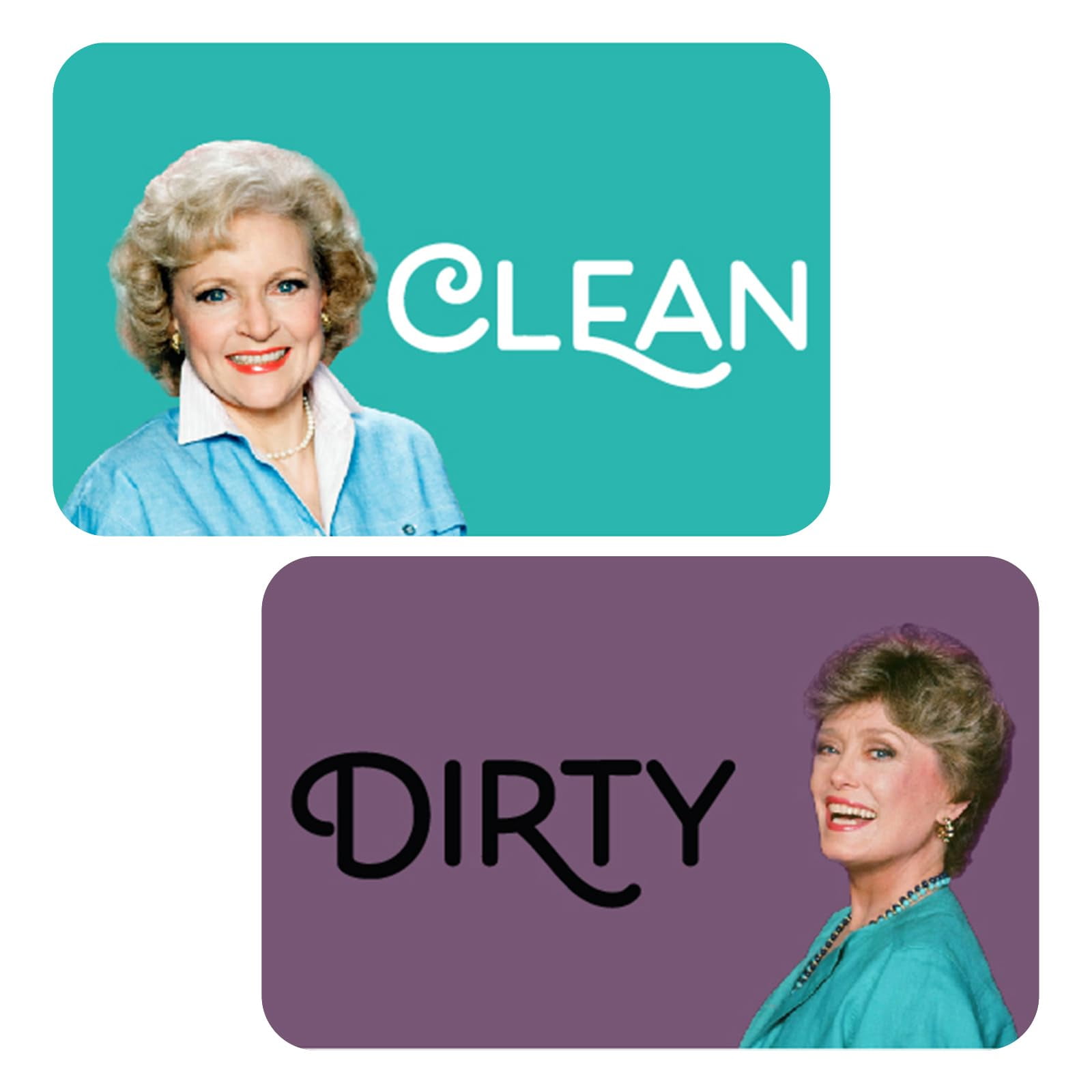 The Golden Girls Dishwasher Magnet, Funny Clean Dirty Sign Indicator ...