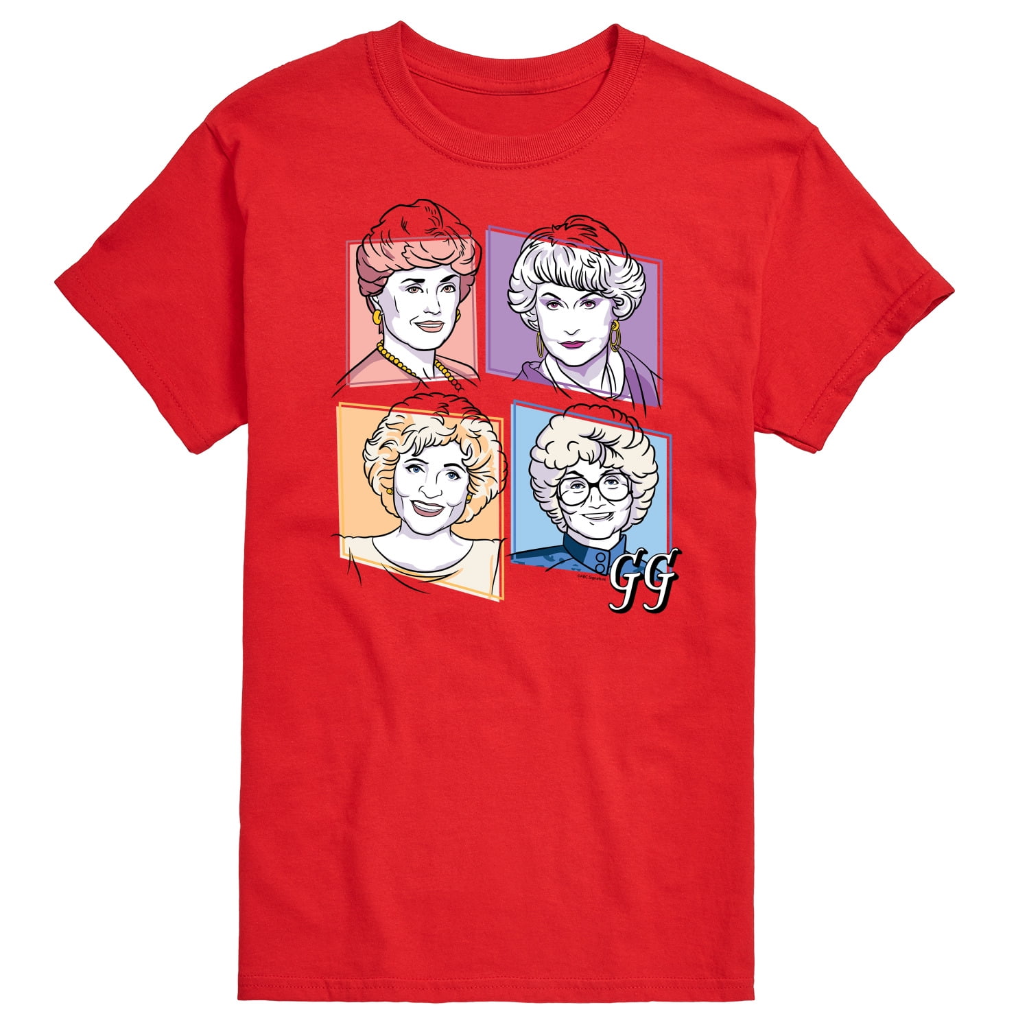 Golden Girls - Golden Girls Character Grid - Men's Short Sleeve Graphic ...