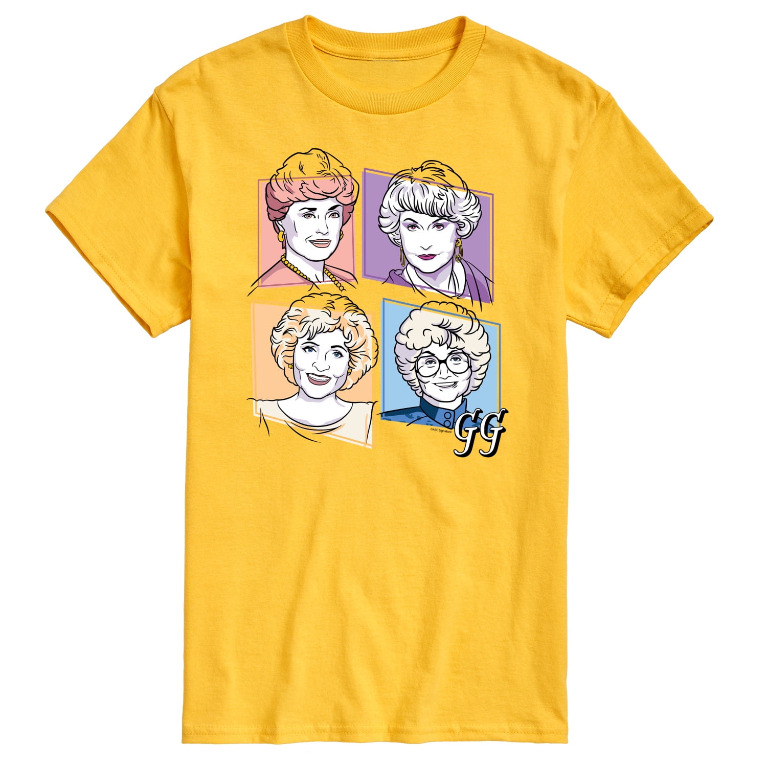 Golden Girls - Golden Girls Character Grid - Men's Short Sleeve Graphic ...