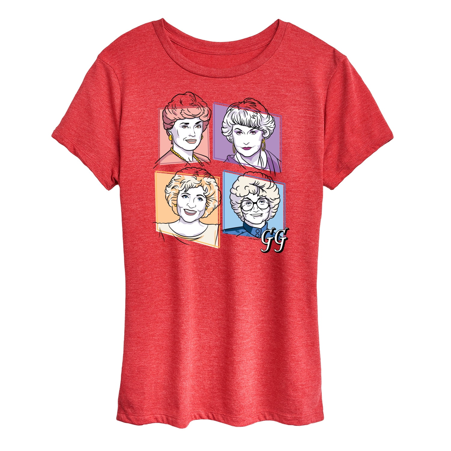 Golden Girls - Golden Girls Character Grid - Women's Short Sleeve ...