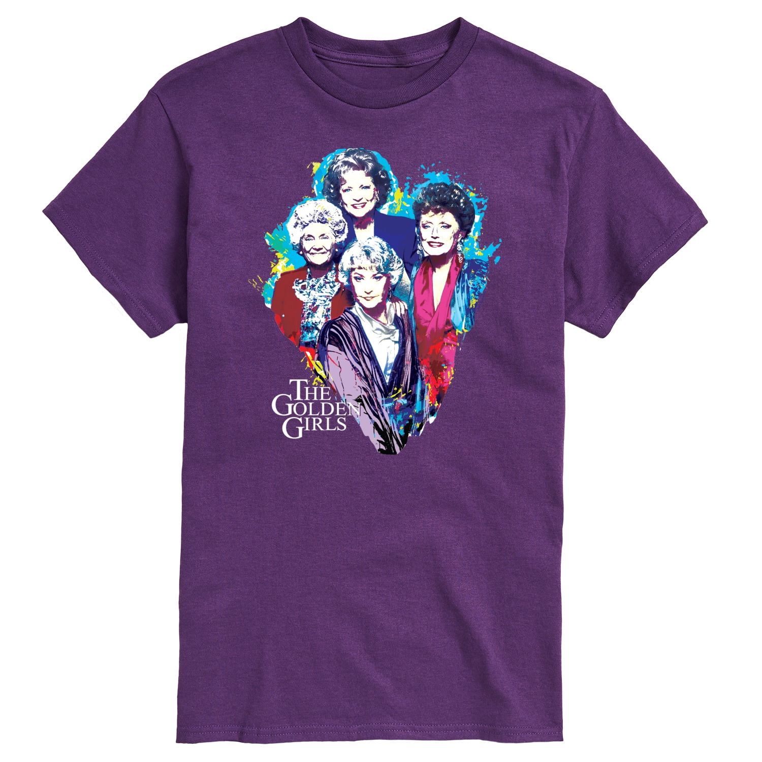 Golden Girls - Paint Splatter Group - Men's Short Sleeve Graphic T ...