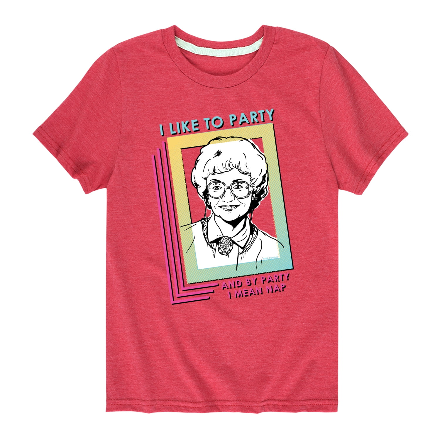 Golden Girls - Party Nap - Toddler And Youth Short Sleeve Graphic T ...
