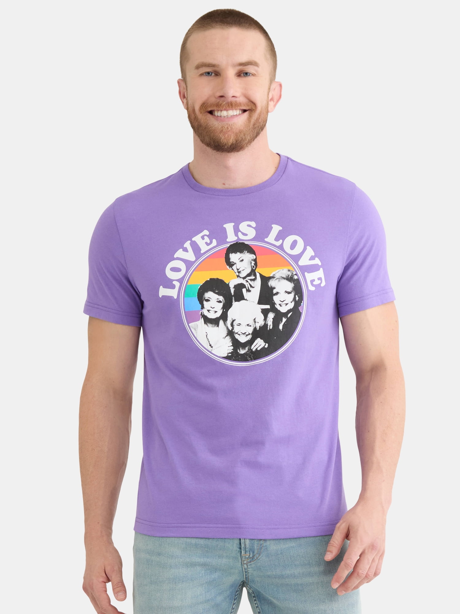 Golden Girls Pride Men's & Big Men's Graphic Tee, Sizes S-3XL - Walmart.com