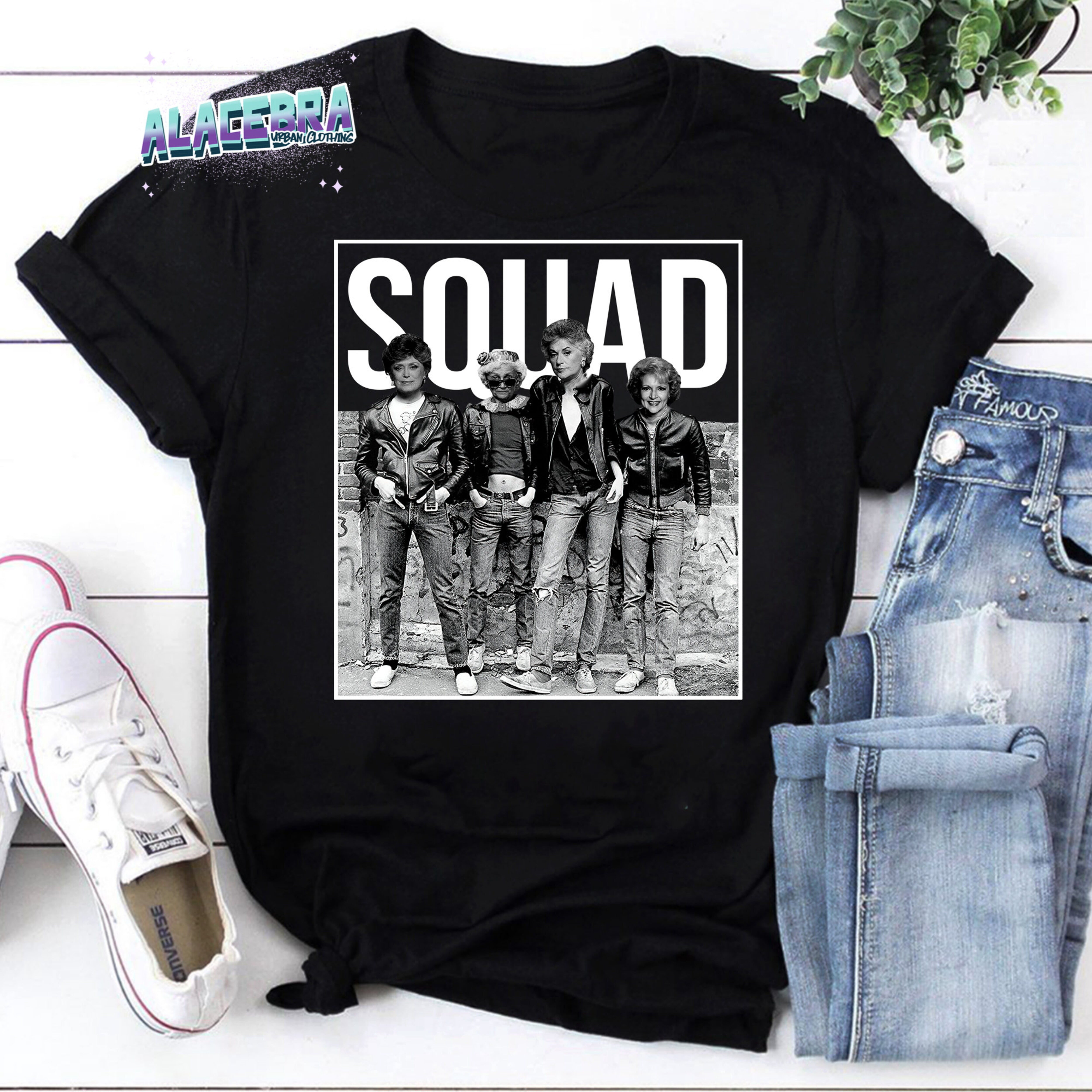 Golden Girls Squad Goals Cool Swag Unisex Vintage T-Shirt, Golden Girls ...