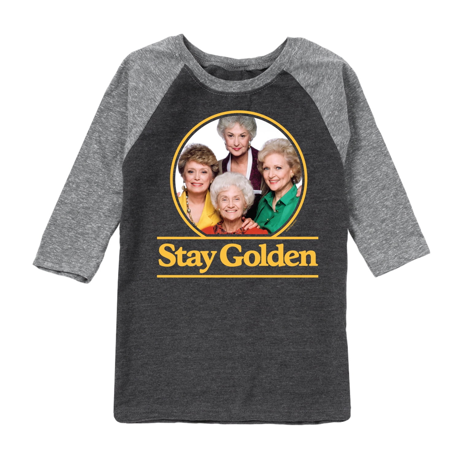 Golden Girls - Stay Golden Group - Toddler And Youth Raglan Graphic T ...