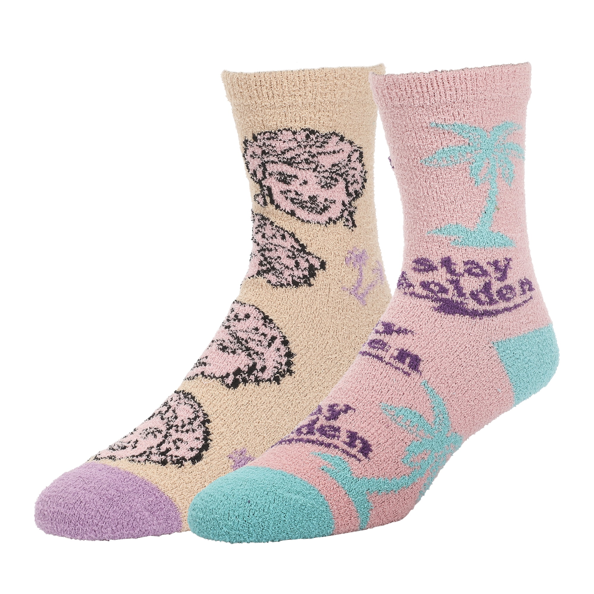 Golden Girls Stay Golden Womens Chenille Cozy Crew Socks - Walmart.com