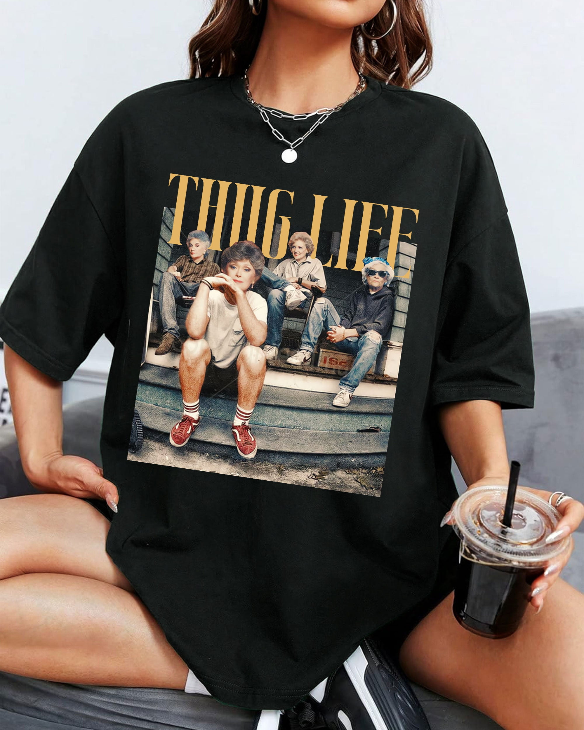 Golden Girls Thug Life T-Shirt, The Golden Girls Fan Shirt, Golden ...