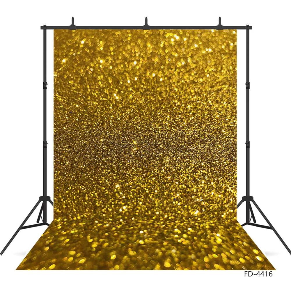 Golden Glitter Sparkle Photography Backgrounds Vinyl Backdrop for Baby ...