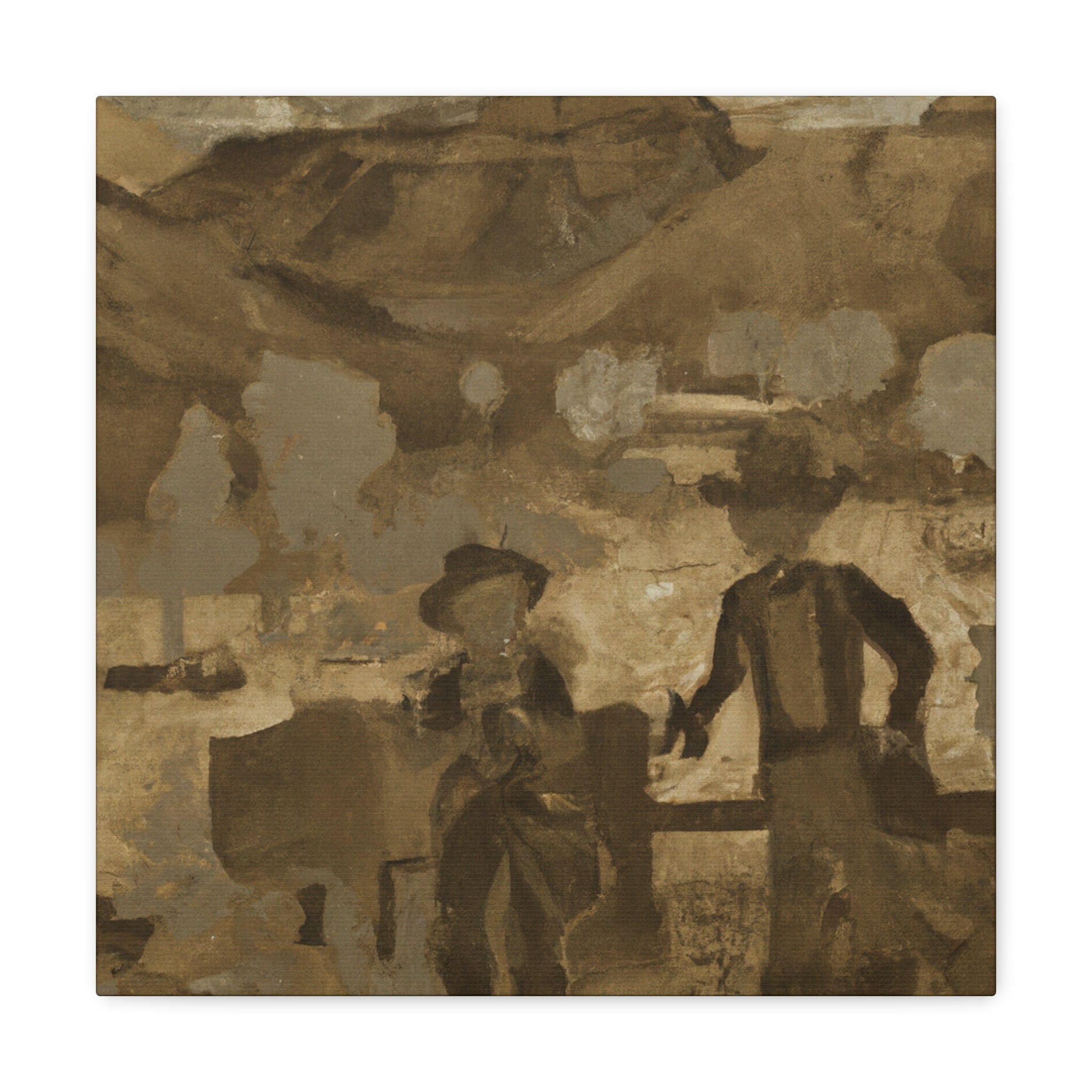 Golden Glittering Mines - Canvas - Walmart.com