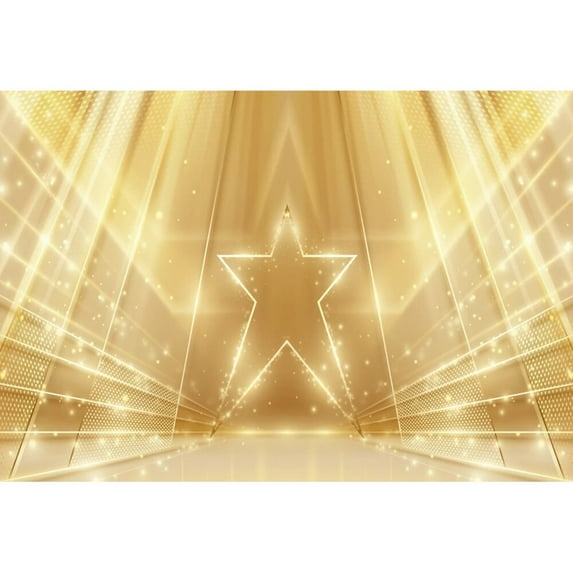 Golden Glowing Stage Photography Background Sequin Twinkling Glitter ...
