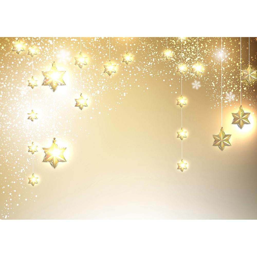 Golden Gradient Sand Glitter Christmas Photo Backgrounds Prom ...