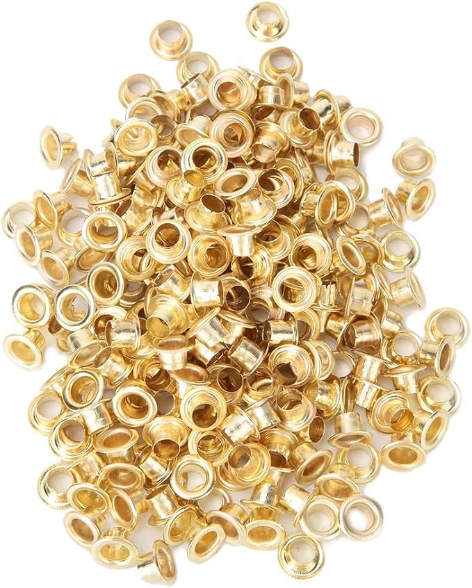Golden Grommets Kit Metal Eyelets Shoe Eyelets Grommet Sets for Shoes ...