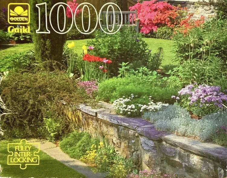 Golden Guild 1000 Piece Jigsaw Puzzle, English Garden - Walmart.com
