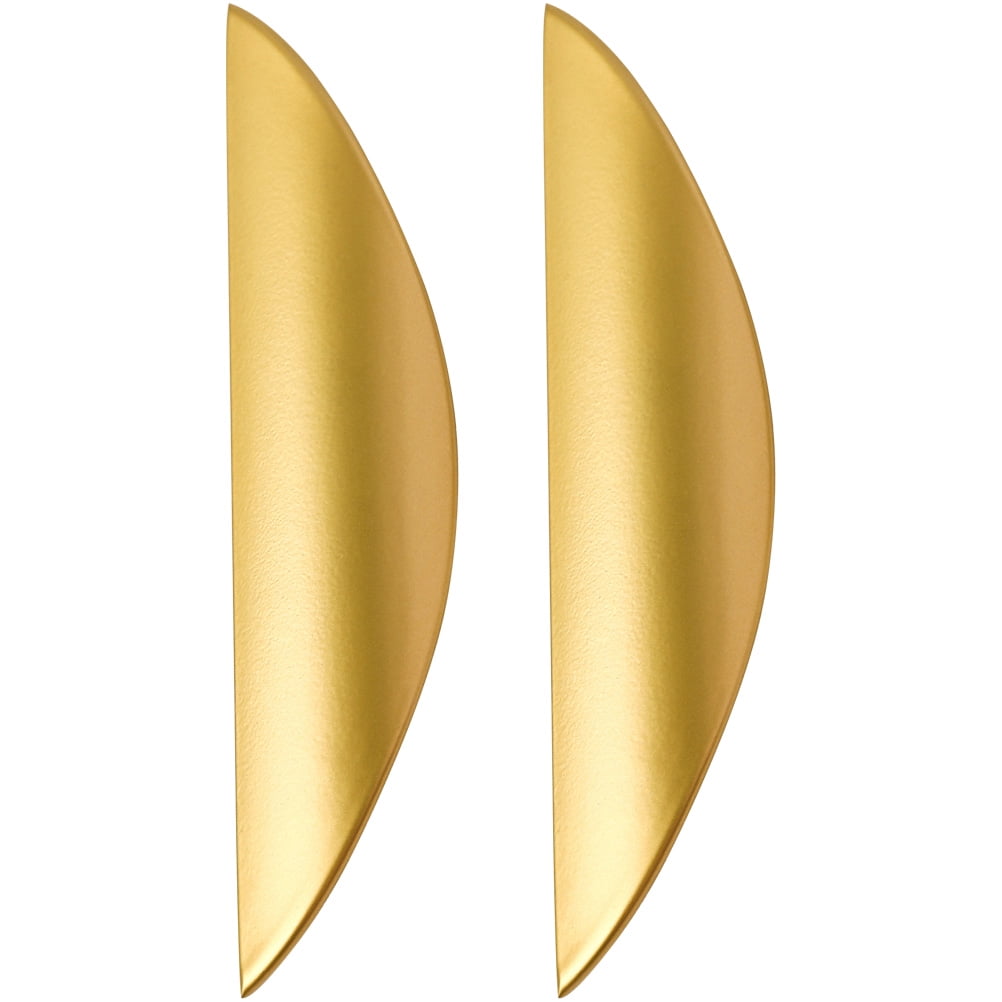 Golden Half Moon Cabinet Handles - 2pcs - Walmart.com