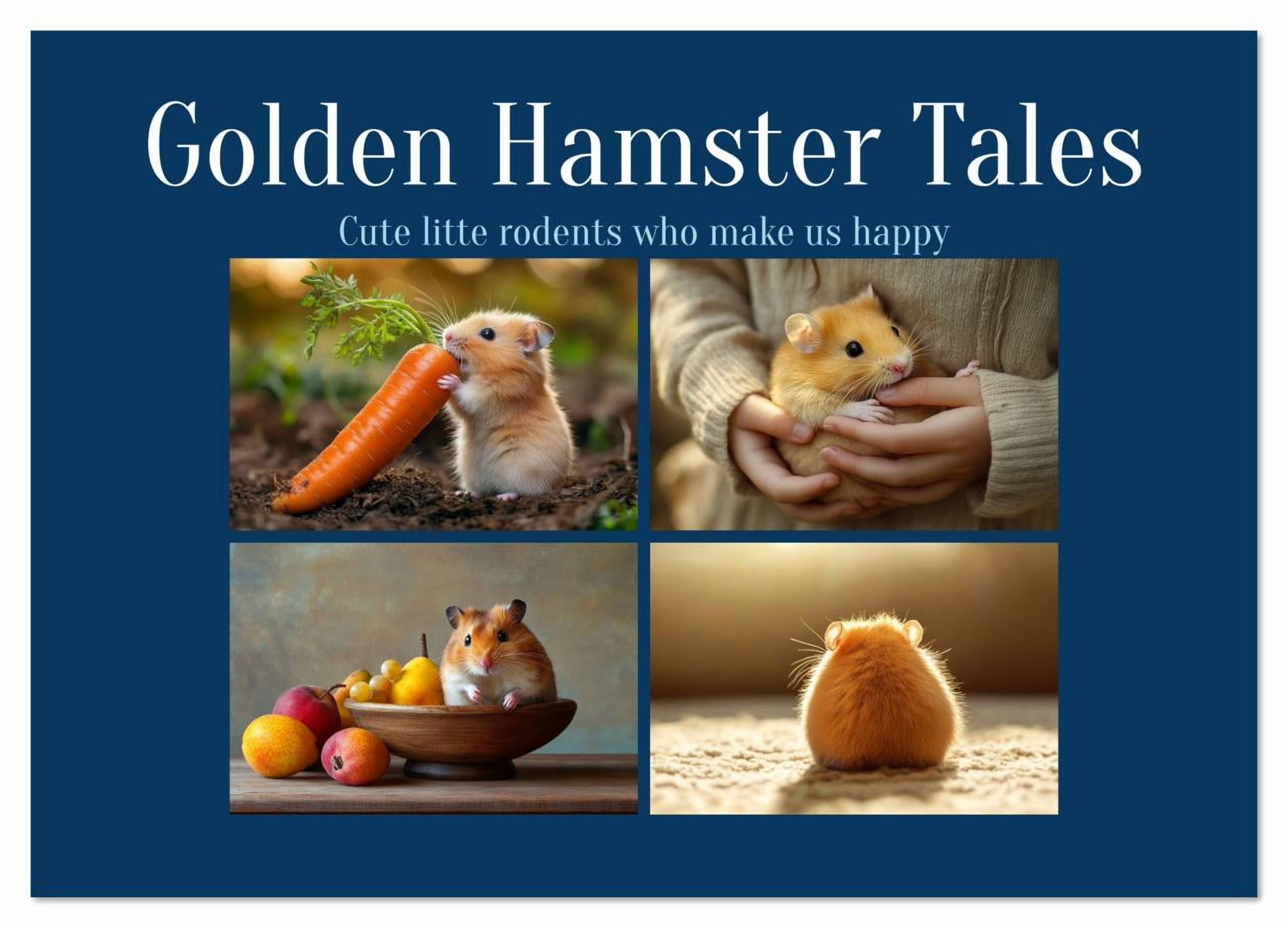 Golden Hamster Tales (Monthly Wall Calendar 2026 11.7 x 16.5 (open ...