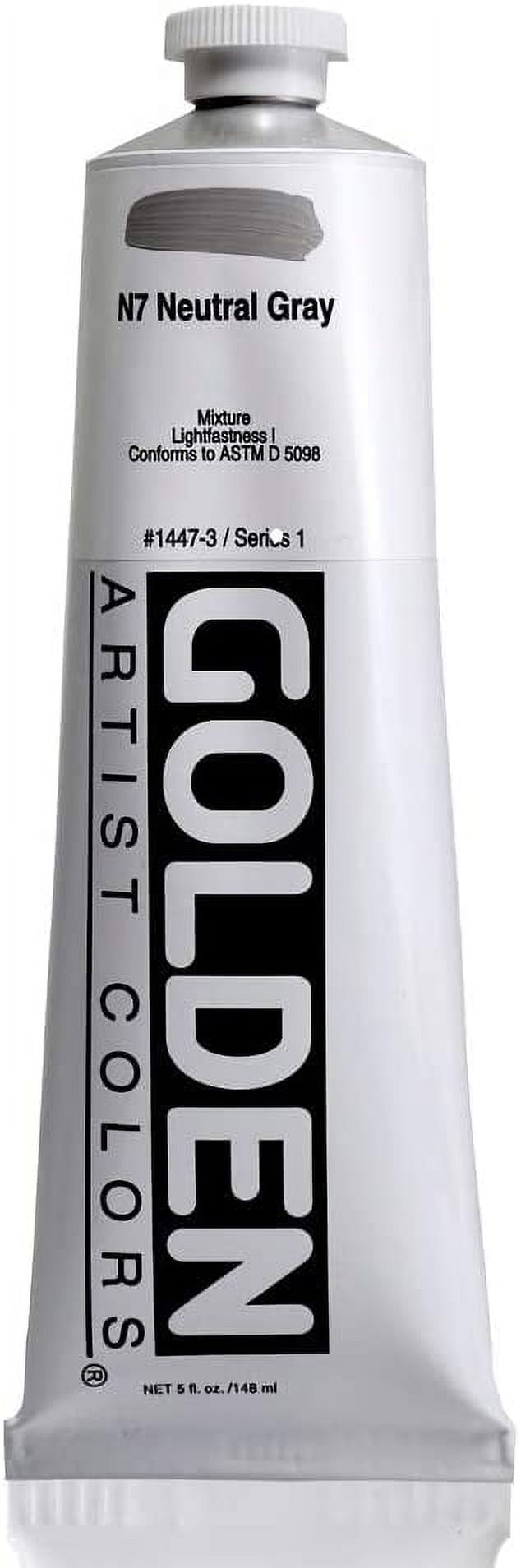 Golden Heavy Body Acrylic Paint - Neutral Gray N7, 5 oz tube - Walmart.com