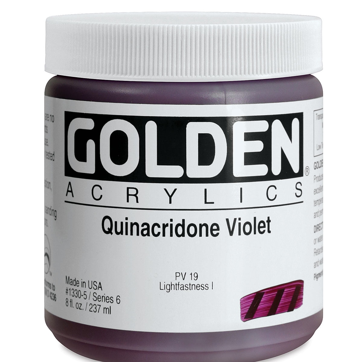 Golden Heavy Body Artist Acrylic - Quinacridone Violet, 8 oz - Walmart.com