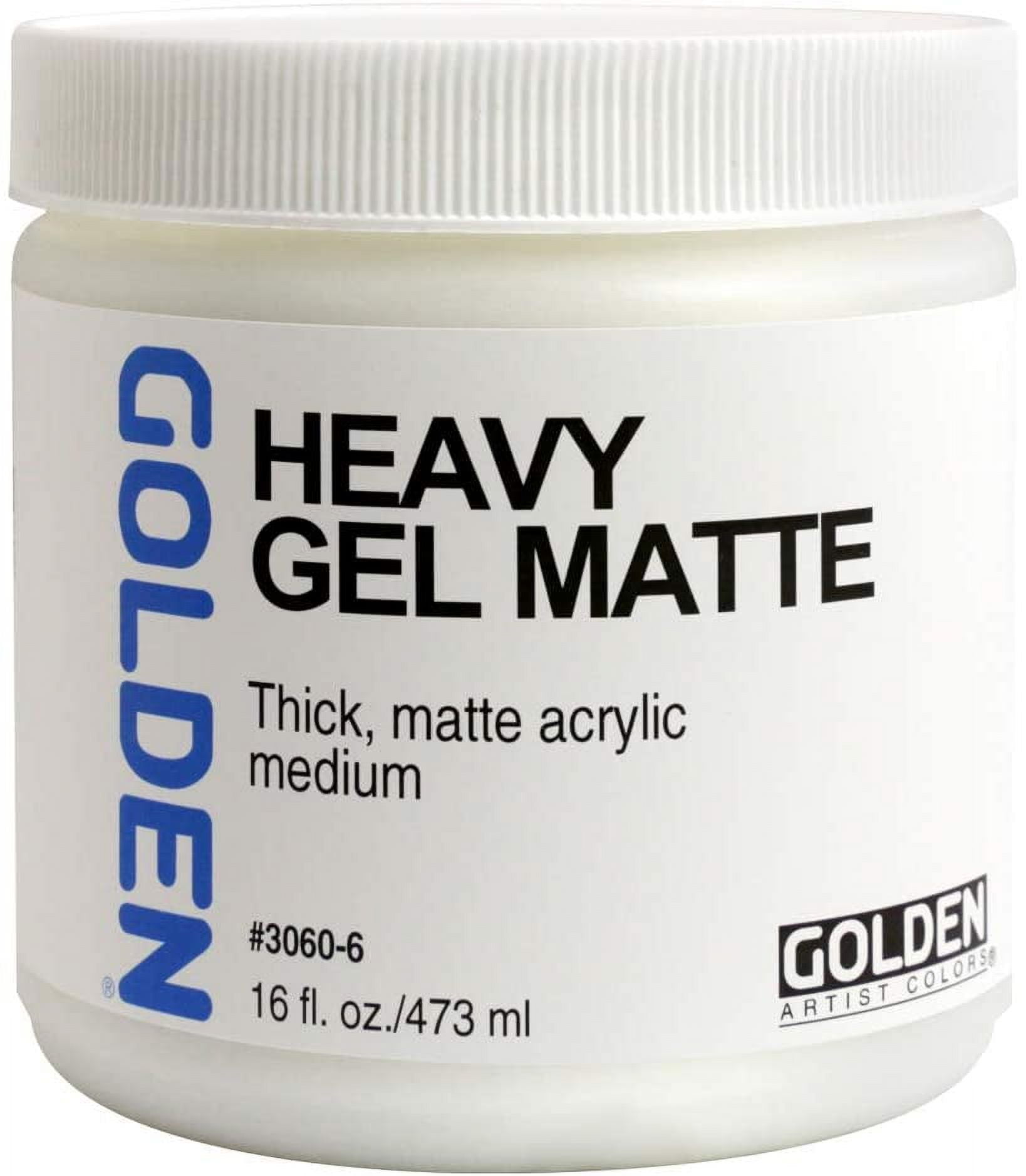 Golden Artist Colors, 16 oz, Heavy Gel Matte - Walmart.com