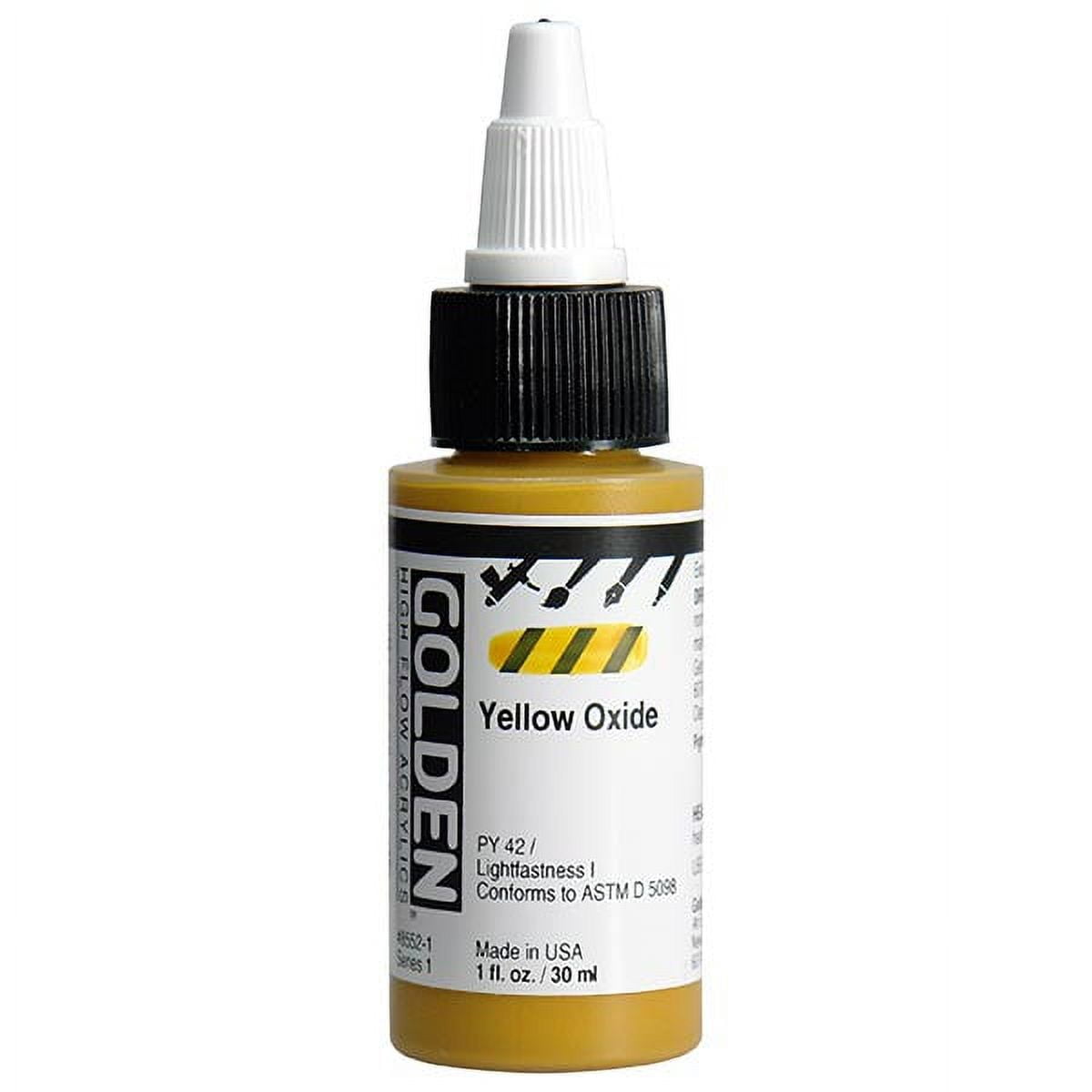 Golden High Flow Acrylic, 1 oz., Yellow Oxide - Walmart.com